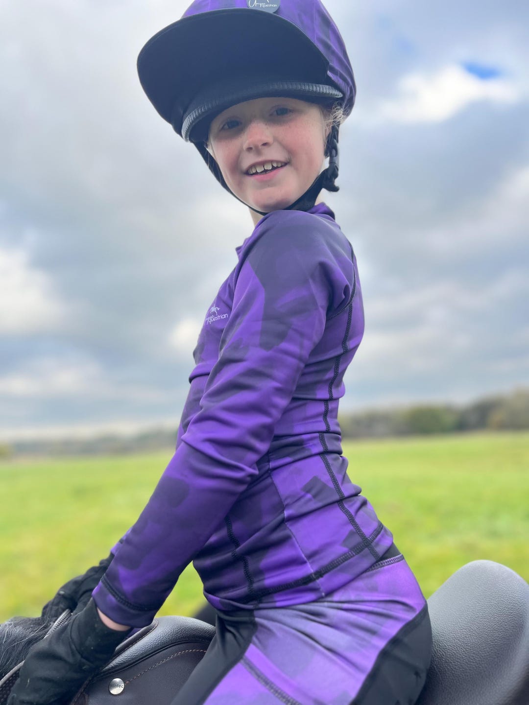 Equestrian Horse Riding Set Purple Tie Dye Matchy for Adults or ...