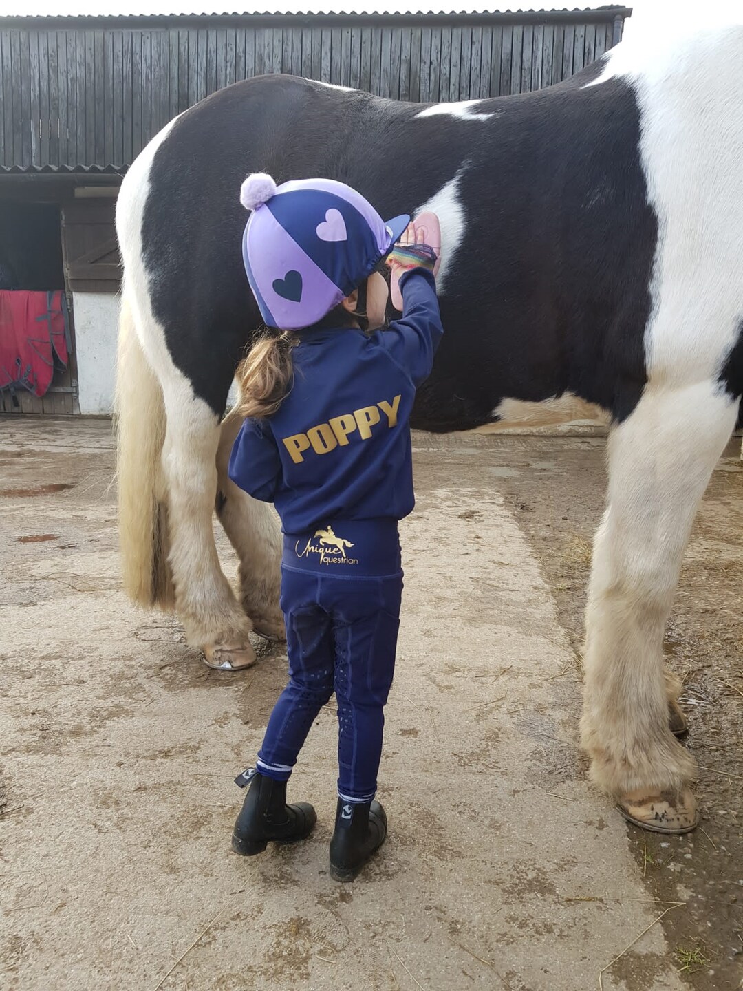 Matchy Matchy Navy Blue SETS Baselayer, Riding Tights, Saddle Pad & Fly ...