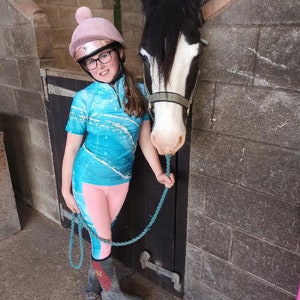 Equestrian Horse Riding Set Mint Marble Print Full Matchy Matchy - Can ...