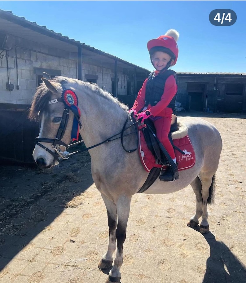 Red Fully Matchy Children's Set Includes Baselayer Riding Tights ...