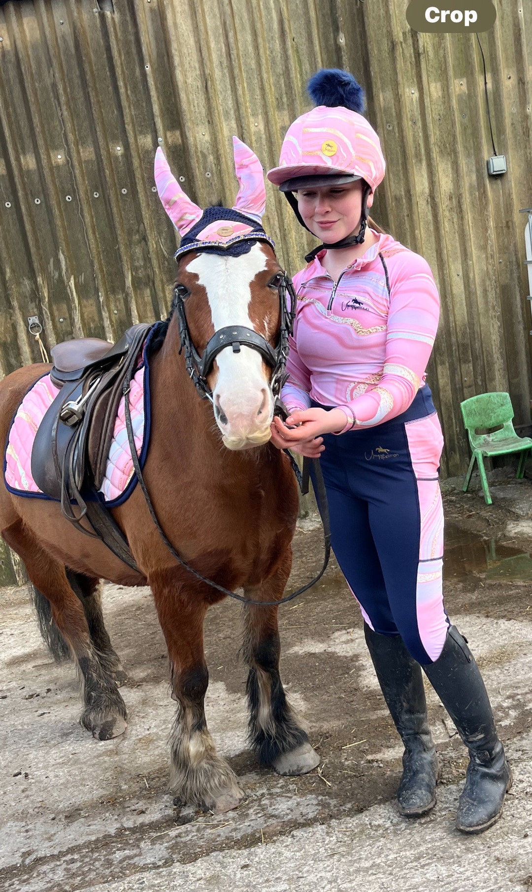 Equestrians Fully Matchy Matchy Long Sleeved Baselayer Sets Childrens ...