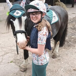 Equestrian Horse Riding Set With Horse Design Full Matchy Matchy - Can ...