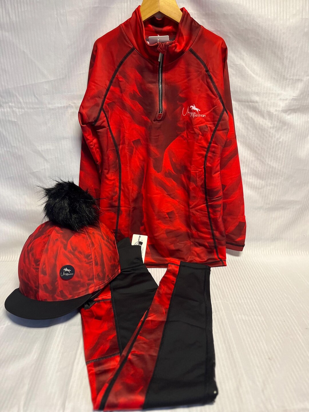 Equestrian Horse Riding Set Red Tie Dye Matchy for Adults or Children ...