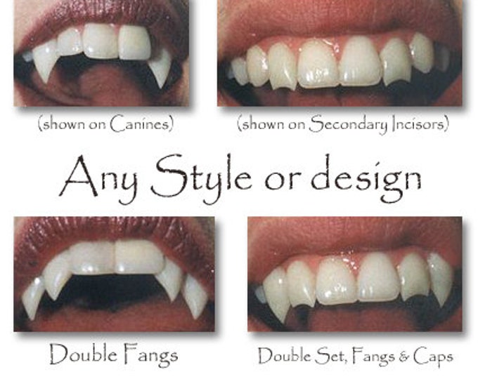 Custom Movie Quality Fangs, Teeth Caps + All Dental Fx, for Vampire ...