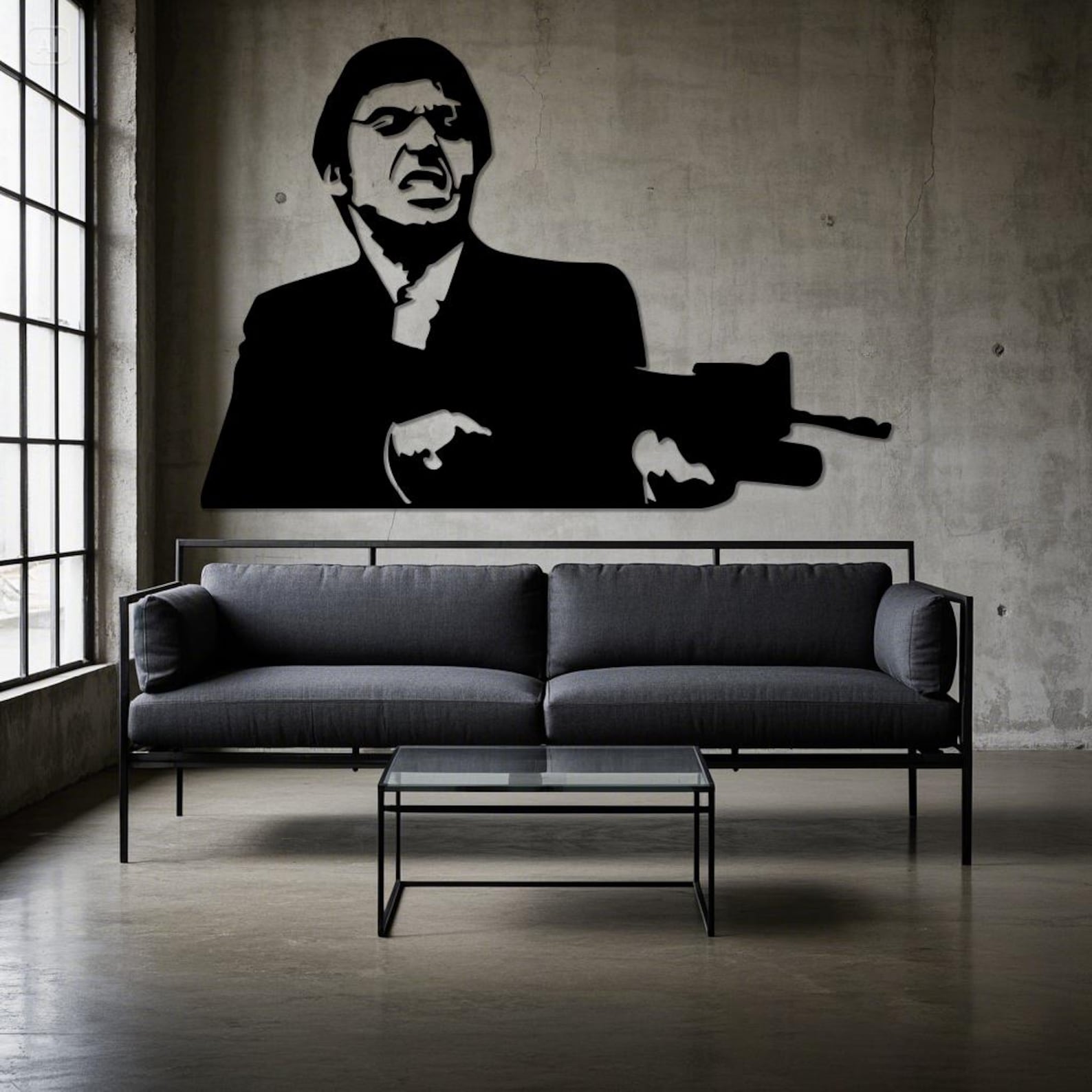 Scarface Laser Cut SVG PNG High-quality PDF Files | Wall Art ...