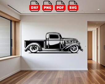 Hot Rod Laser Cutting File | Svg, Png, Dxf, High-quality PDF | Instant ...