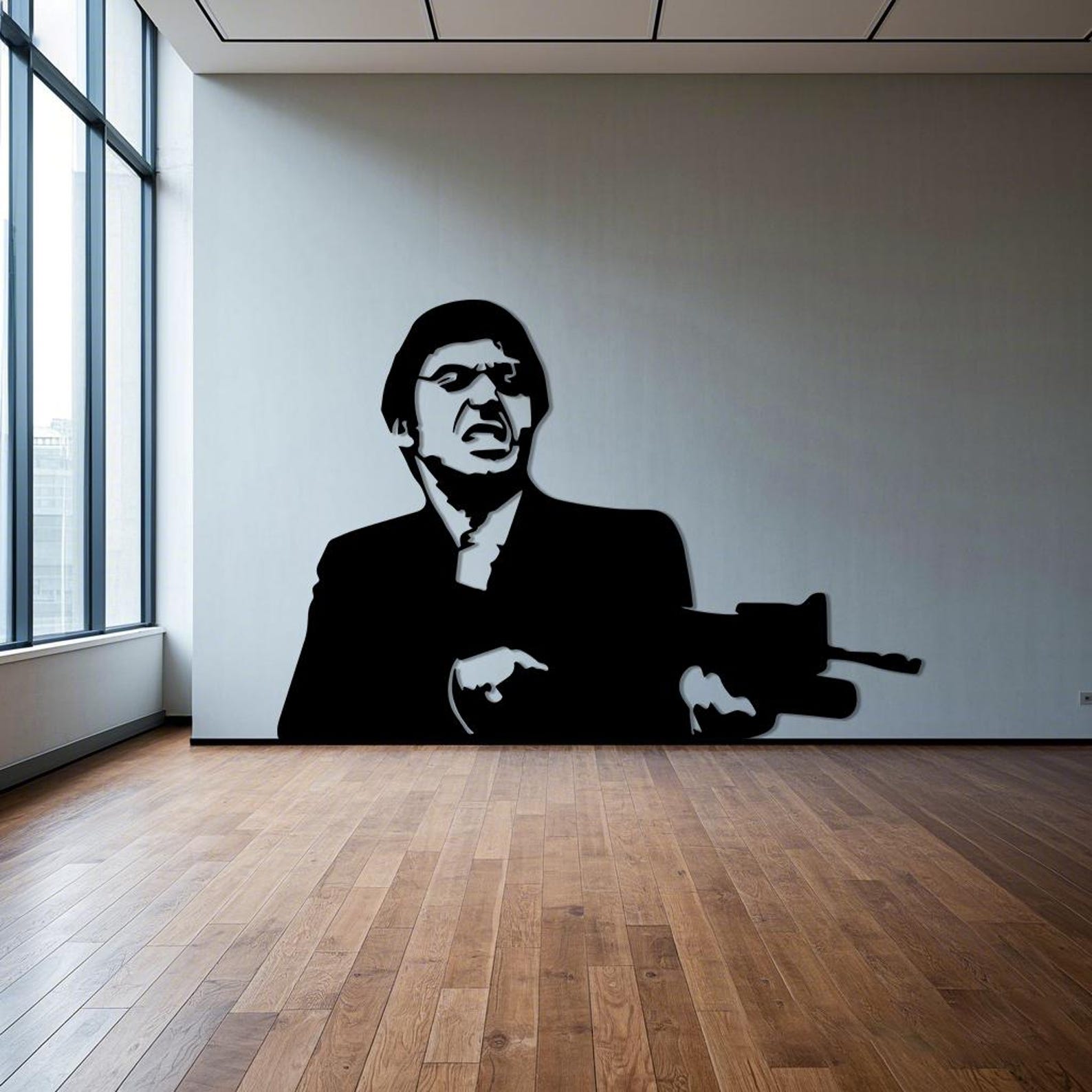 Scarface Laser Cut SVG PNG High-quality PDF Files | Wall Art ...