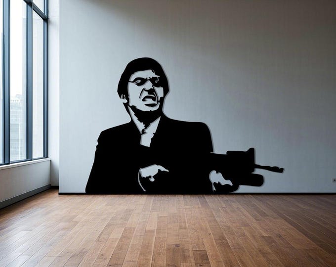 Scarface Laser Cut SVG PNG High-quality PDF Files | Wall Art ...