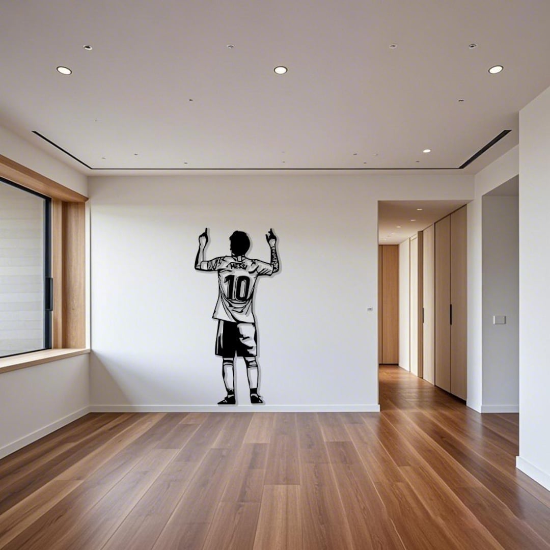 Leo Messi Laser Cut Files Svg Dxf Png High-quality PDF – Wall Art ...