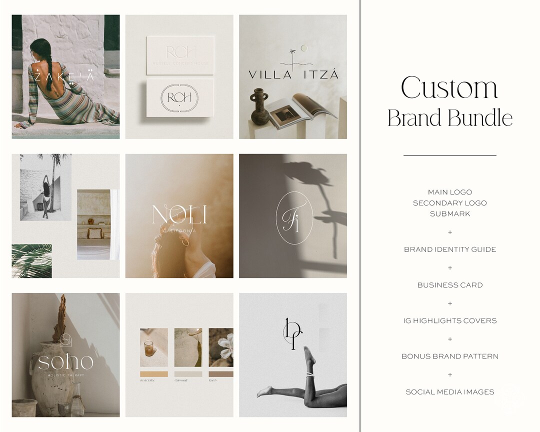 Custom Brand Bundle Custom Logo Custom Branding Brand - Etsy