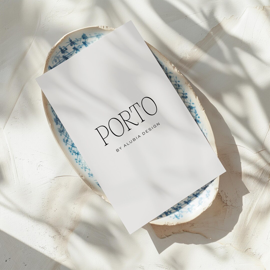 Porto Mockup | Paper Mockup | Aesthetic Mockup | Card Mockup ...