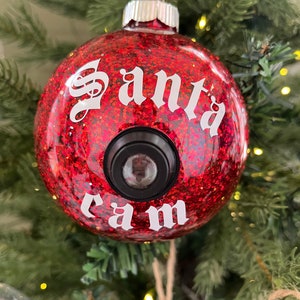 Santa Cam Ornament, Santa, Christmas - Etsy