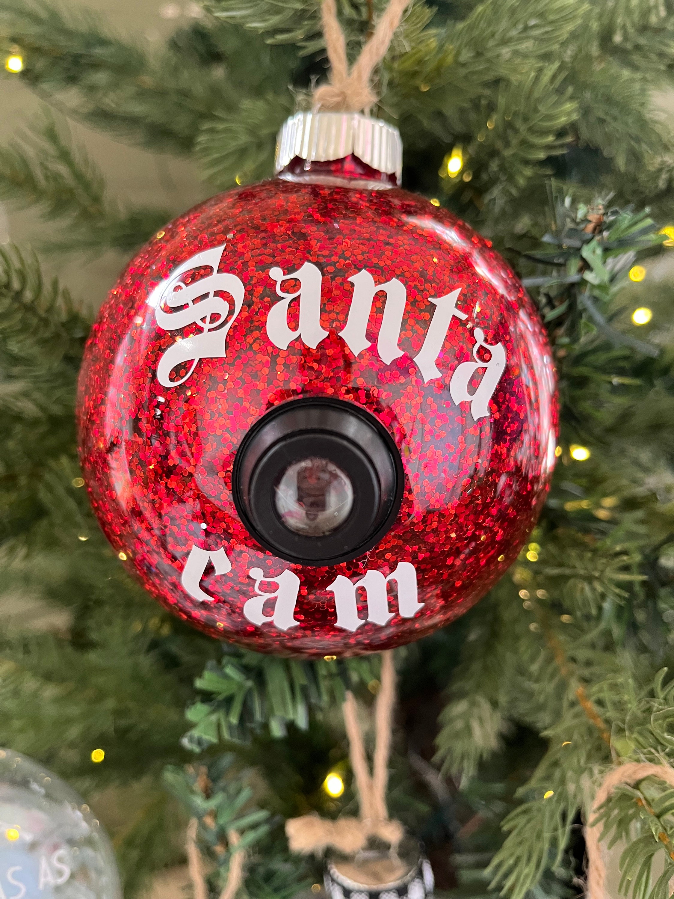 Santa Cam Ornament, Santa, Christmas - Etsy