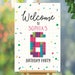Building Blocks Welcome Sign, Reception, Blocks Birthday Party ...