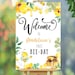 Bee Welcome Sign, Editable Bumble Bee Decor, Little Honey Birthday ...