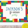 Editable Building Blocks Invitation, Blocks Birthday Party, Building ...