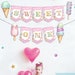 Ice Cream SWEET ONE Banner One is Sweet Here's the - Etsy