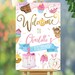 Candy Welcome Sign, Sweet One Sign, Candyland, Sweet Celebration, First ...