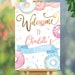 Donut Welcome Sign, Donut Banner, Donut Birthday Sign, Donut Grow Up ...