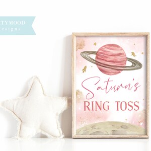 Fun Space Sign Games Outer Space Theme Fun Signs First Trip - Etsy