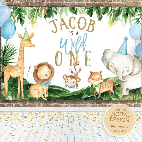 Wild One Backdrop - Etsy