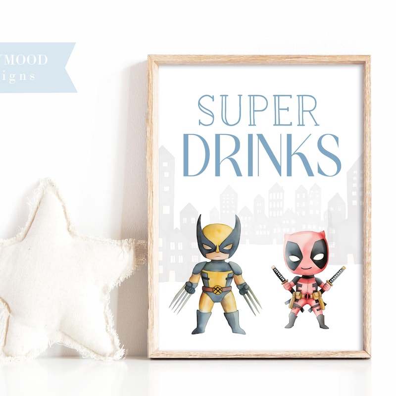 Superhero Signs - Etsy