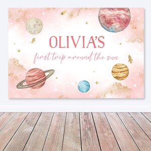 Space Welcome Sign, Outer Space First Birthday, Space Theme, First Trip ...