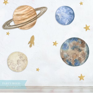 Outer Space Signs, Set of 6 Fun Signs, Space Theme, First Trip Around ...