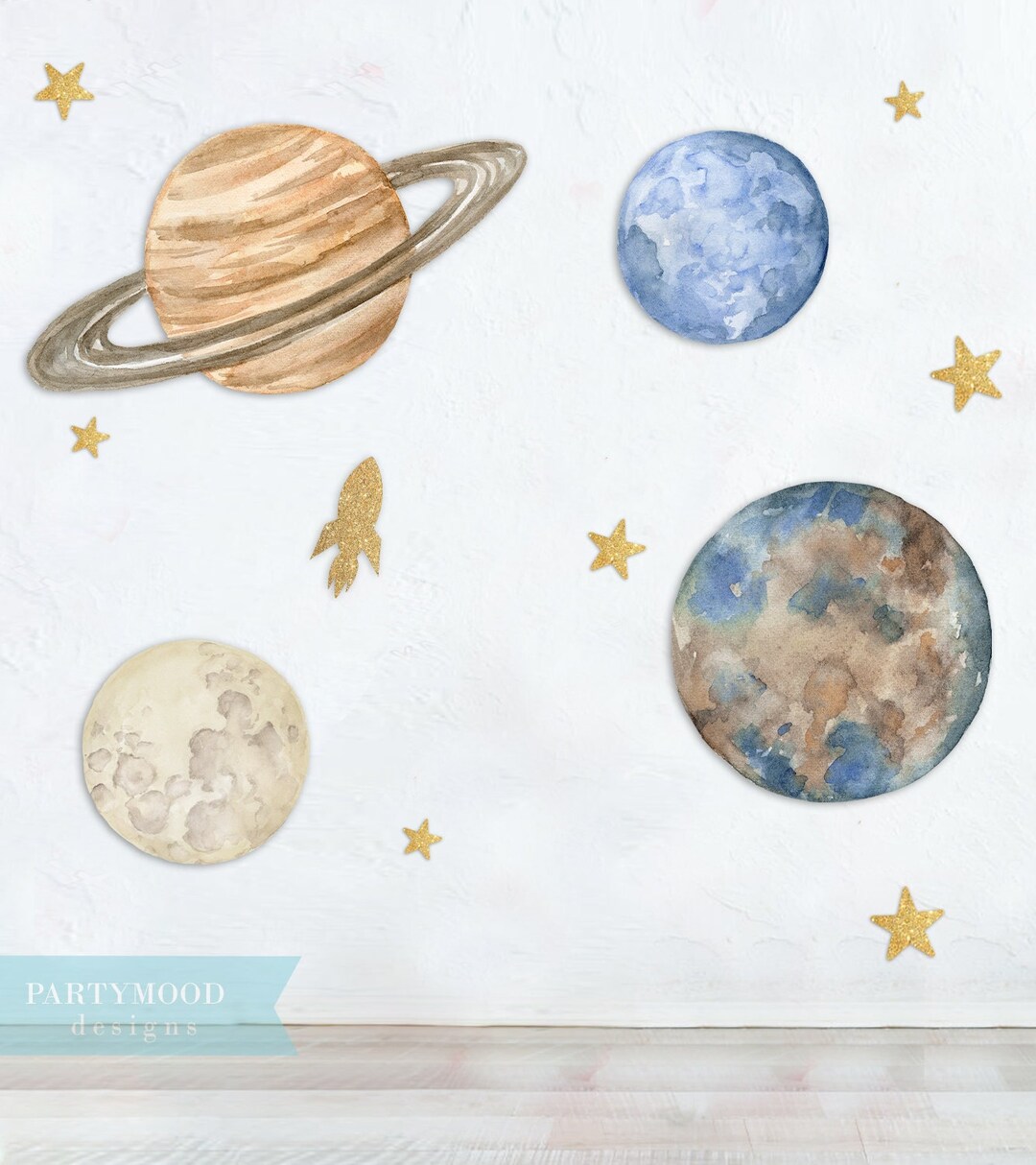 Space Planet Props, Planets Wall Decor, Outer Space First Birthday ...