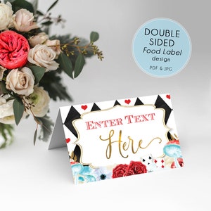 Alice in Wonderland Table Numbers 1-20, Mad Tea Party Decor, Onederland ...