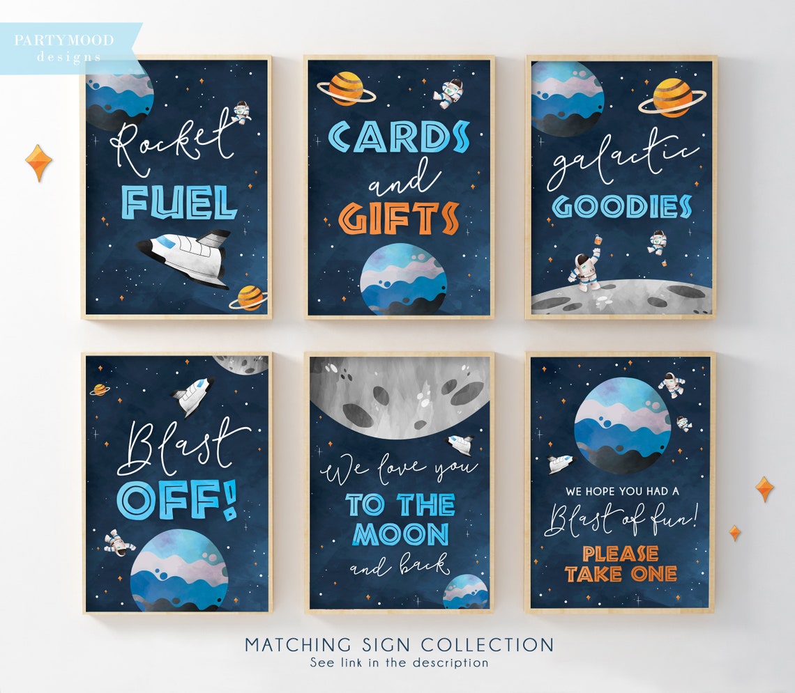 Capri Sun Labels Space Capri Sun Juice Party Decor Space - Etsy