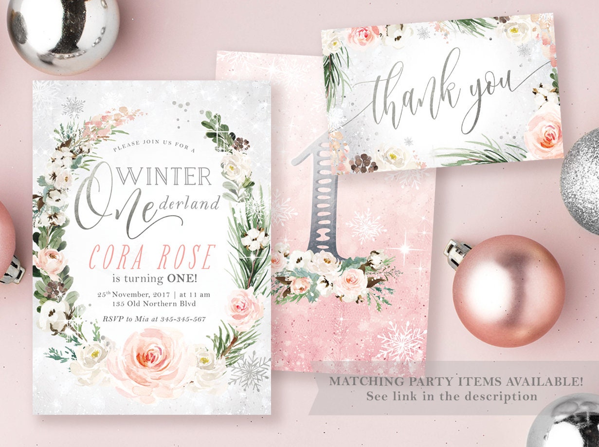 Winter Onederland Tags Double Sided Tag Girl Birthday Girl | Etsy