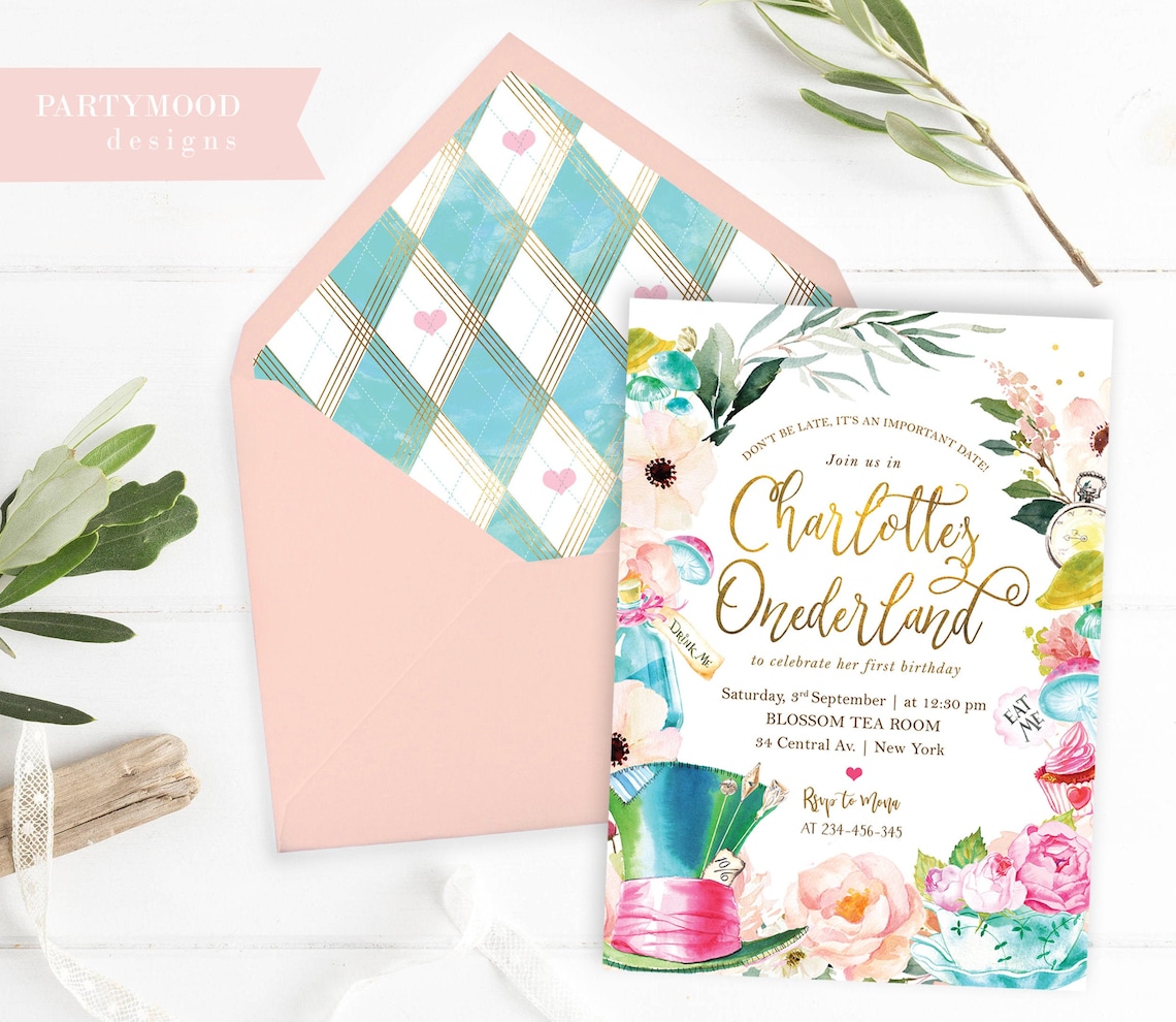 Alice in Wonderland Clock Party Decorations Onederland - Etsy