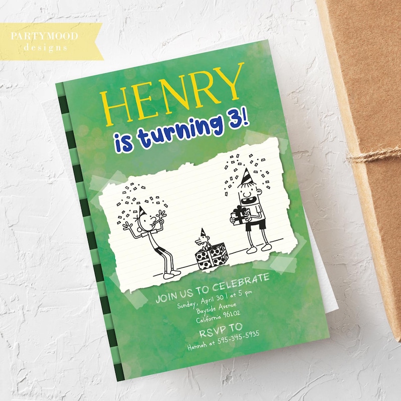 Wimpy Birthday Party - Etsy UK