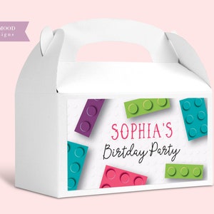 Building Blocks Birthday Signs, Set of 6, Building Bricks, Blocks ...