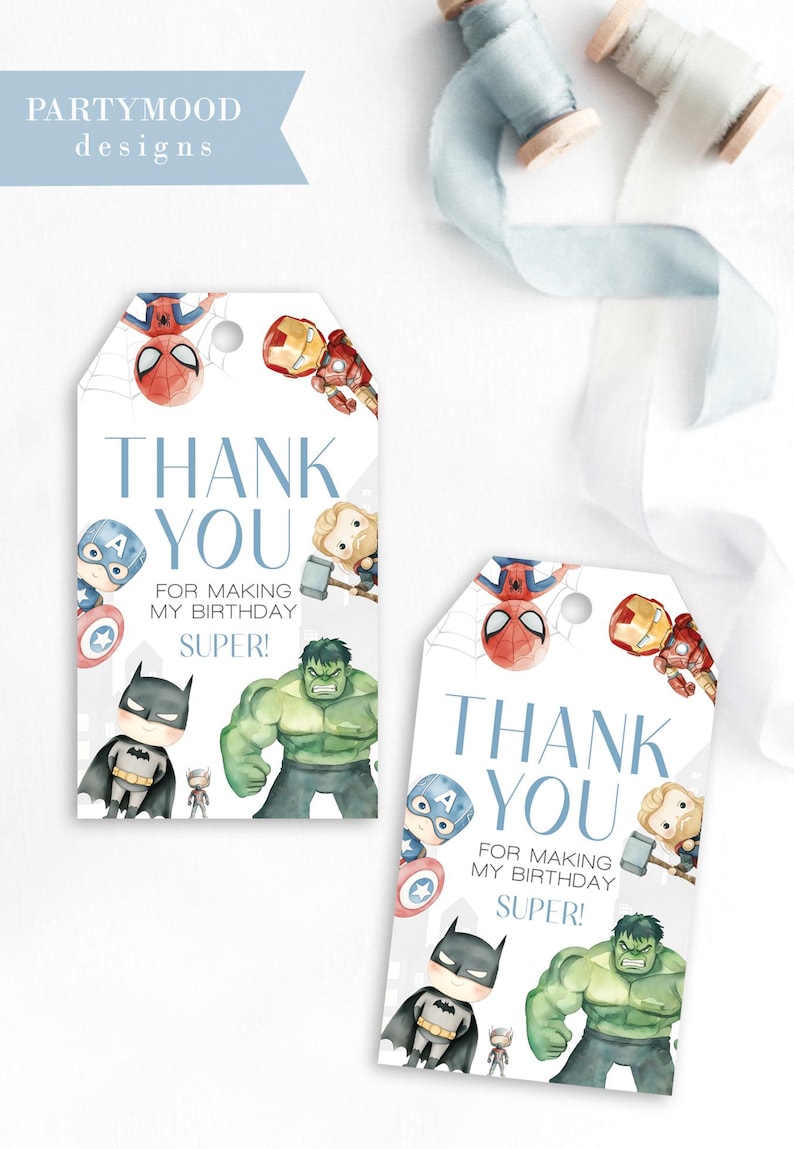 Superheroes Happy Birthday Banner, HBD Banner, Avengers Sign, Superhero ...