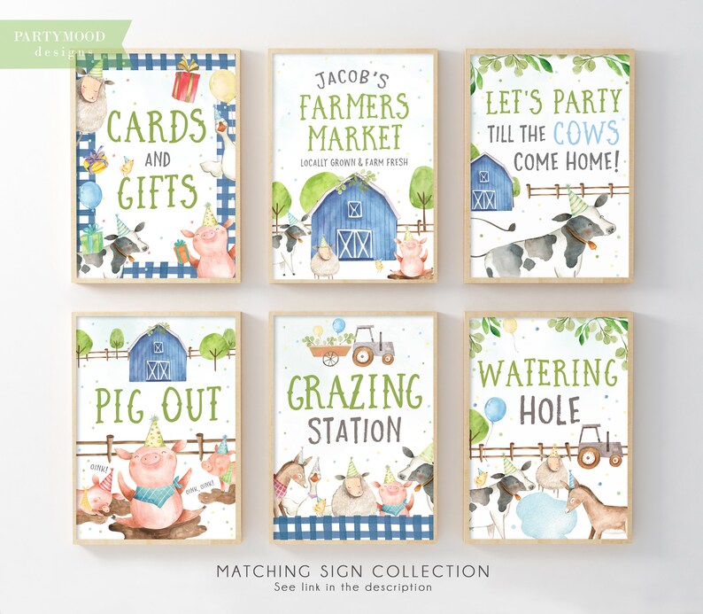 Farm Milestone Poster, Baby Infographic, Farm Animals, Boy Birthday ...