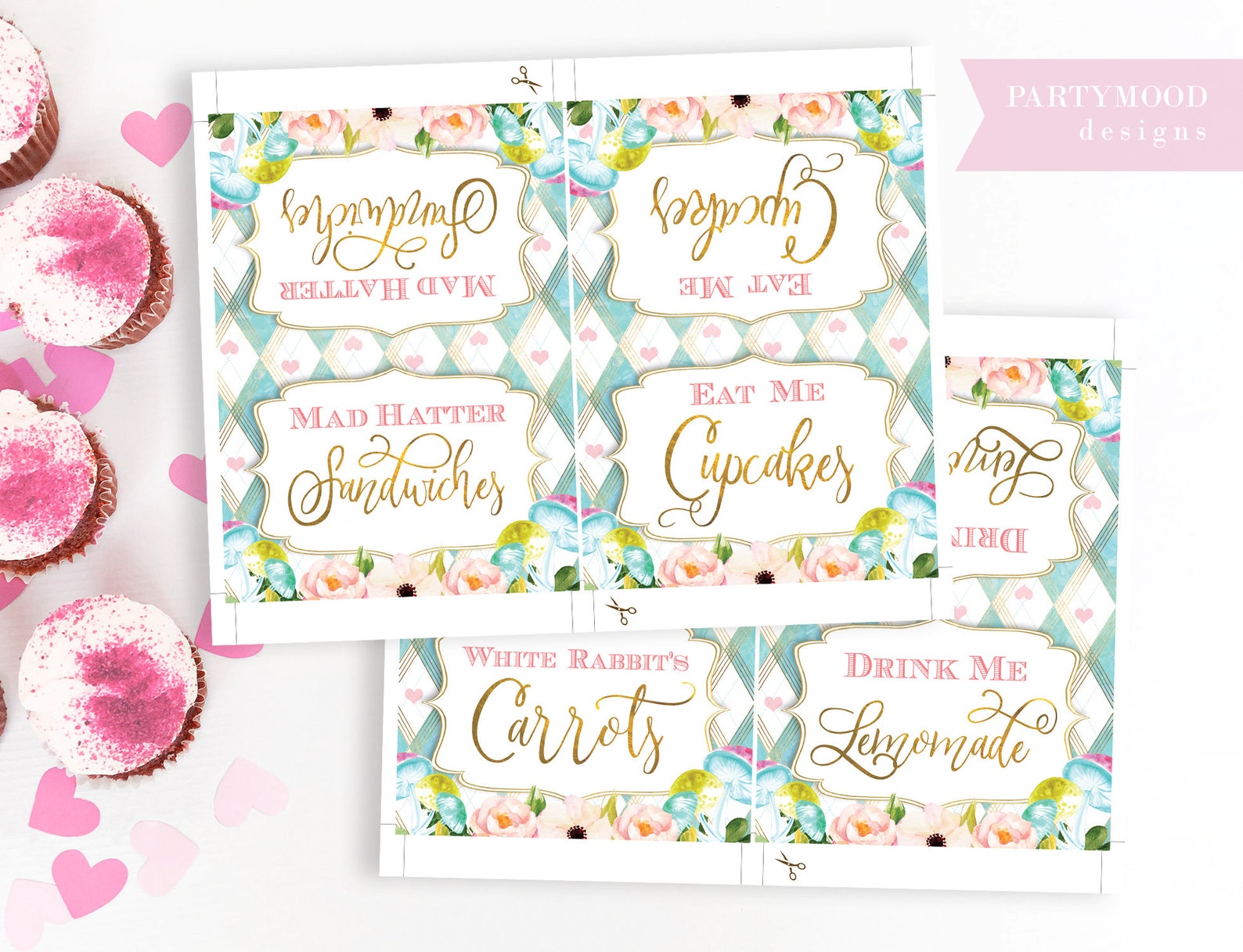 Alice in Wonderland Take Me Sign Decor Onederland Girl's | Etsy