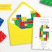 Editable Building Blocks Invitation, Blocks Birthday Party, Building ...