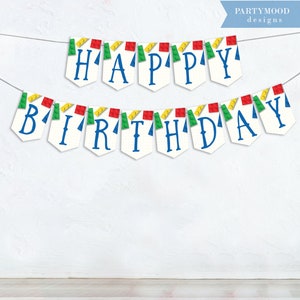 Bricks Favor Sign, Building Blocks Birthday Sign, Fun, Blocks Birthday ...