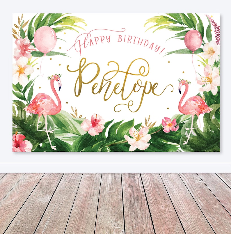 Flamingo Welcome Sign Girl 1st Birthday Baby Shower Summer | Etsy