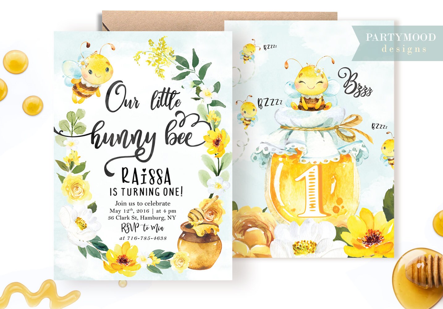 Bee Welcome Sign Bumble Bee Decor Little Honey Birthday - Etsy