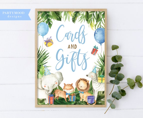 Cards an Gifts Safari Sign Jungle Sign Wild One Safari | Etsy