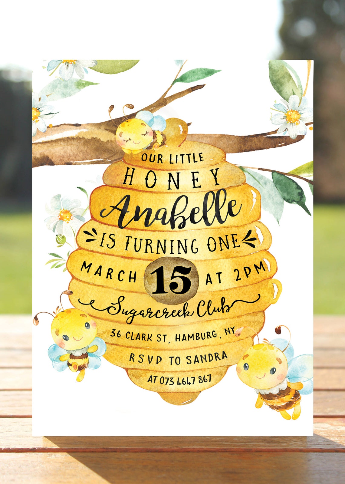 Bee Milestone Poster, Honey Bee, Our Little Honey Birthday Party ...