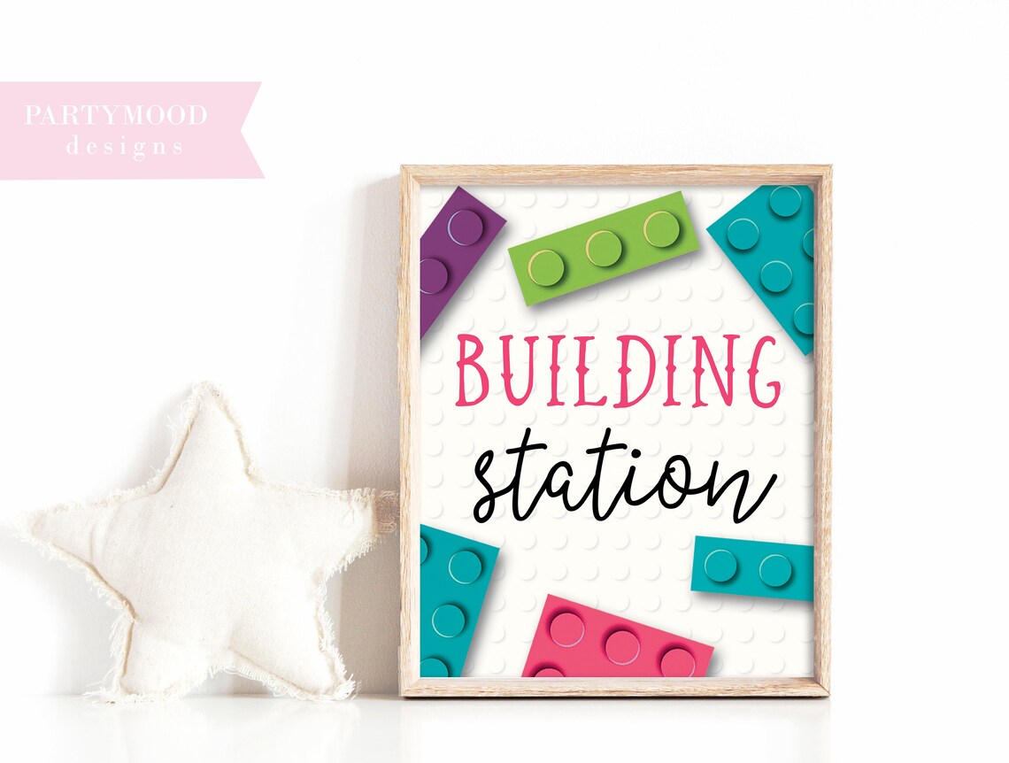 Building Blocks Welcome Sign Reception Blocks Birthday | Etsy