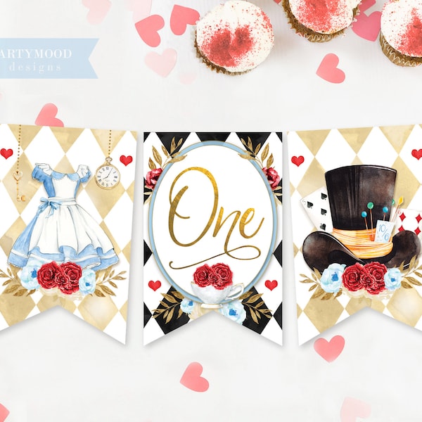 Wonderland Banner - Etsy