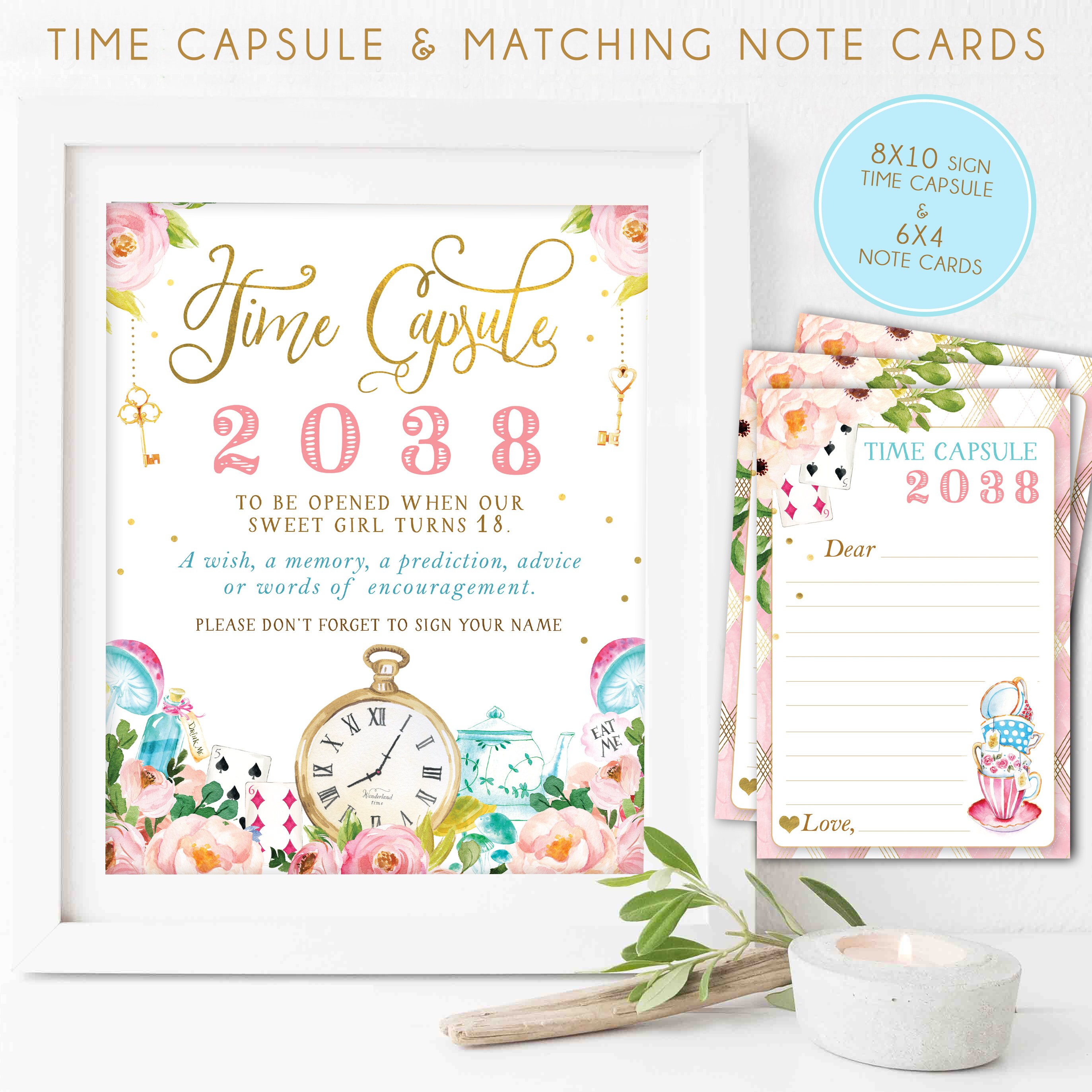 Alice in Wonderland Eat Me Sign Decor Onederland Girl's | Etsy