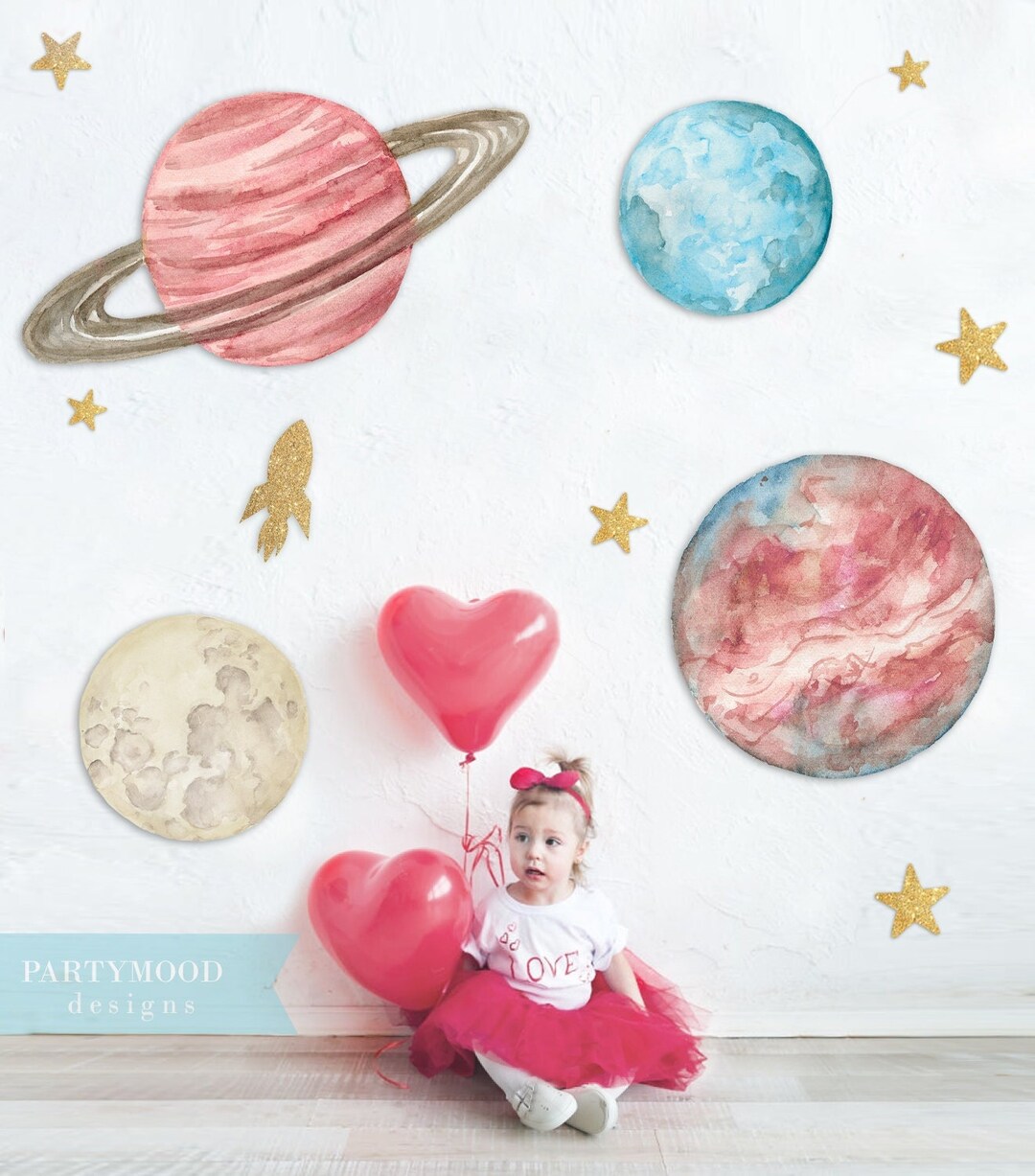 Space Planet Props, Planets Wall Decor, Outer Space First Birthday ...