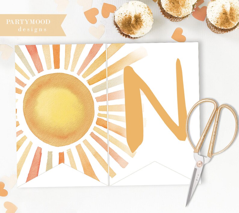 Sunshine ONE Banner Highchair Banner First Trip Around the - Etsy