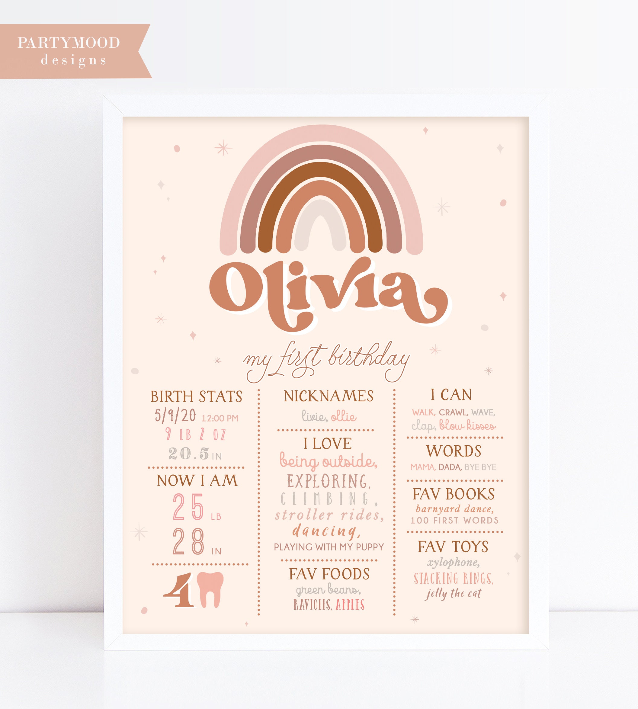 Rainbow Welcome Sign Boho Party Decor Boho Shower Girl 1st - Etsy